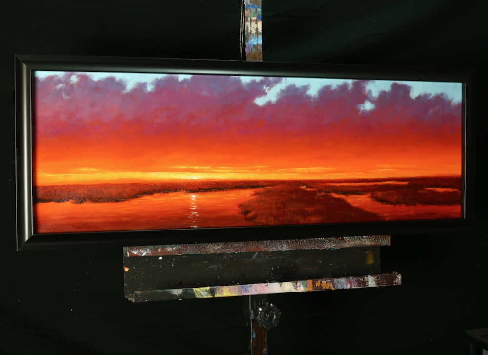 Sunset At The Salt Marsh - Acrylic Painting Lesson | Tim Gagnon Studio