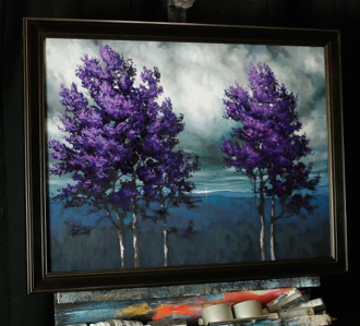 The Reach of Deep Purple - An Acrylic Painting Lesson | Tim Gagnon Studio